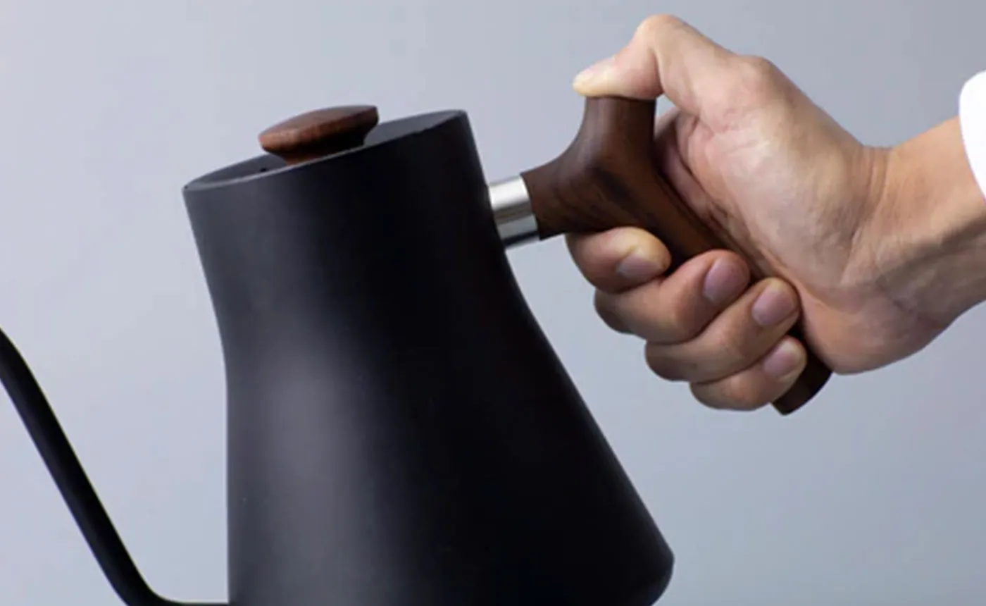 フェロウ（Fellow） Stagg専用 取替木製ハンドル + フタ取手 - DEARS COFFEE（ディアーズコーヒー）