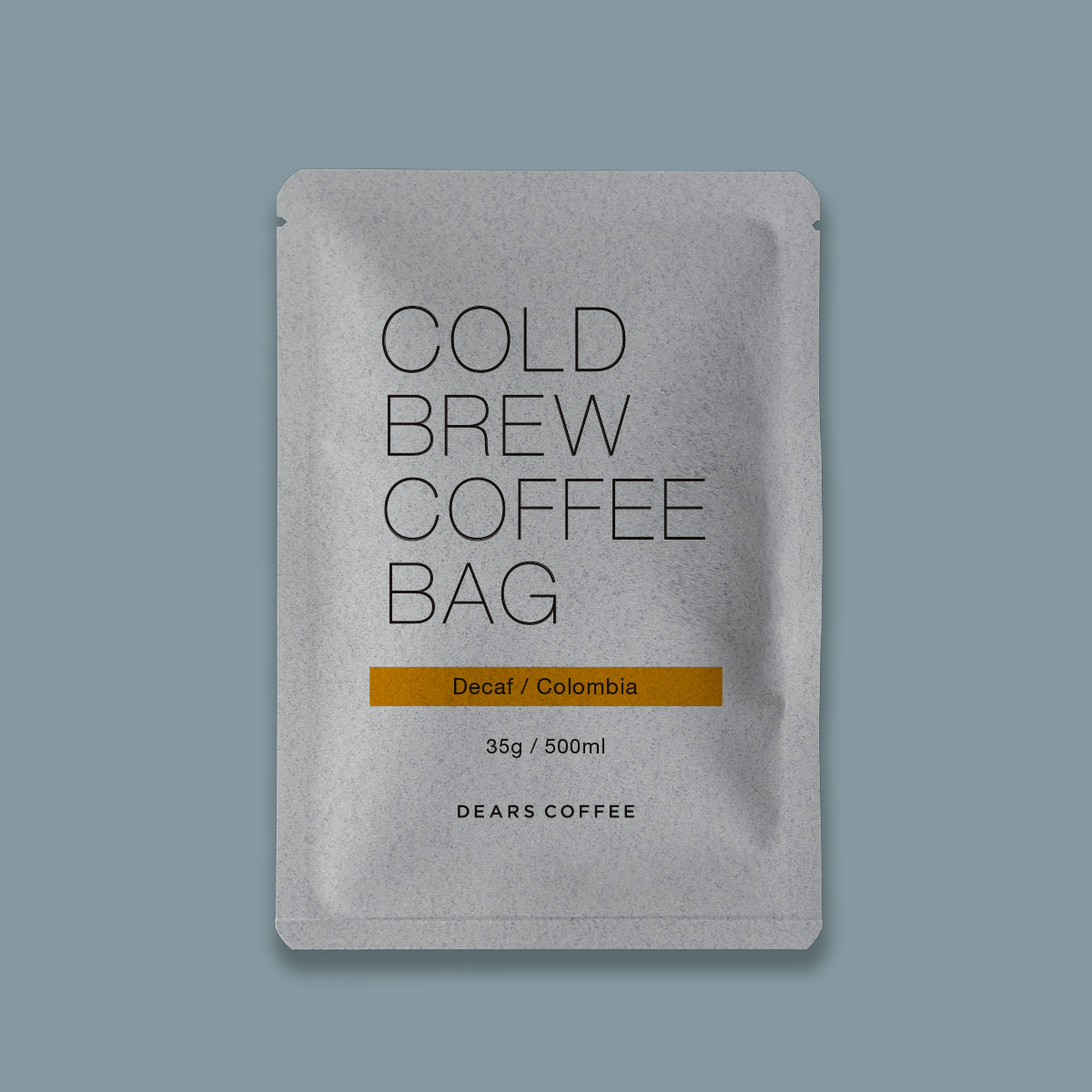 水出しコーヒーバッグ(デカフェ・エチオピア) 1個入り - DEARS COFFEE（ディアーズコーヒー）