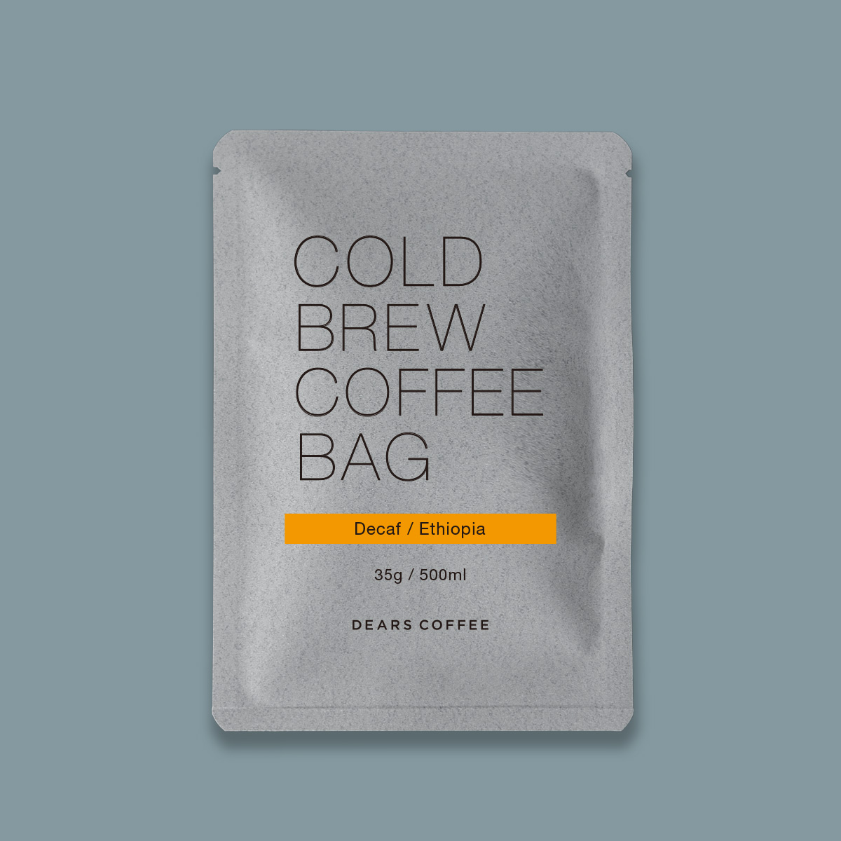 水出しコーヒーバッグ デカフェ・エチオピア 1個入り - DEARS COFFEE（ディアーズコーヒー）