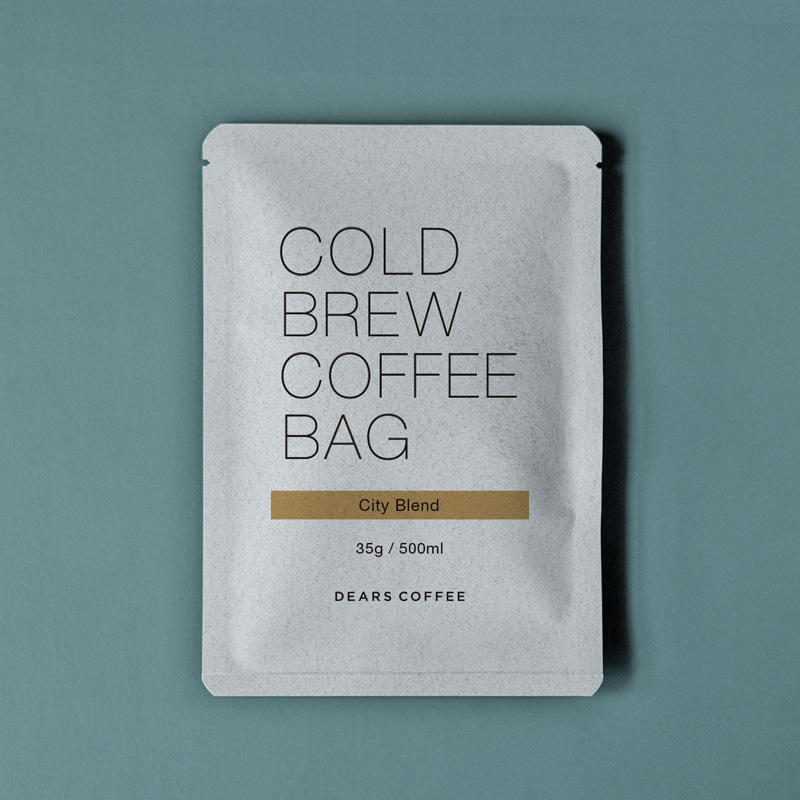 水出しコーヒーバッグ 深煎りブレンド（1個入） - DEARS COFFEE（ディアーズコーヒー）