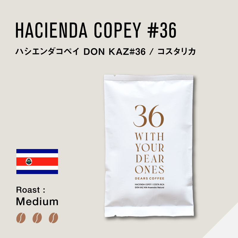 #36 コスタリカ（ハシエンダコペイ）アナエロビック ・ナチュラル - DEARS COFFEE（ディアーズコーヒー）